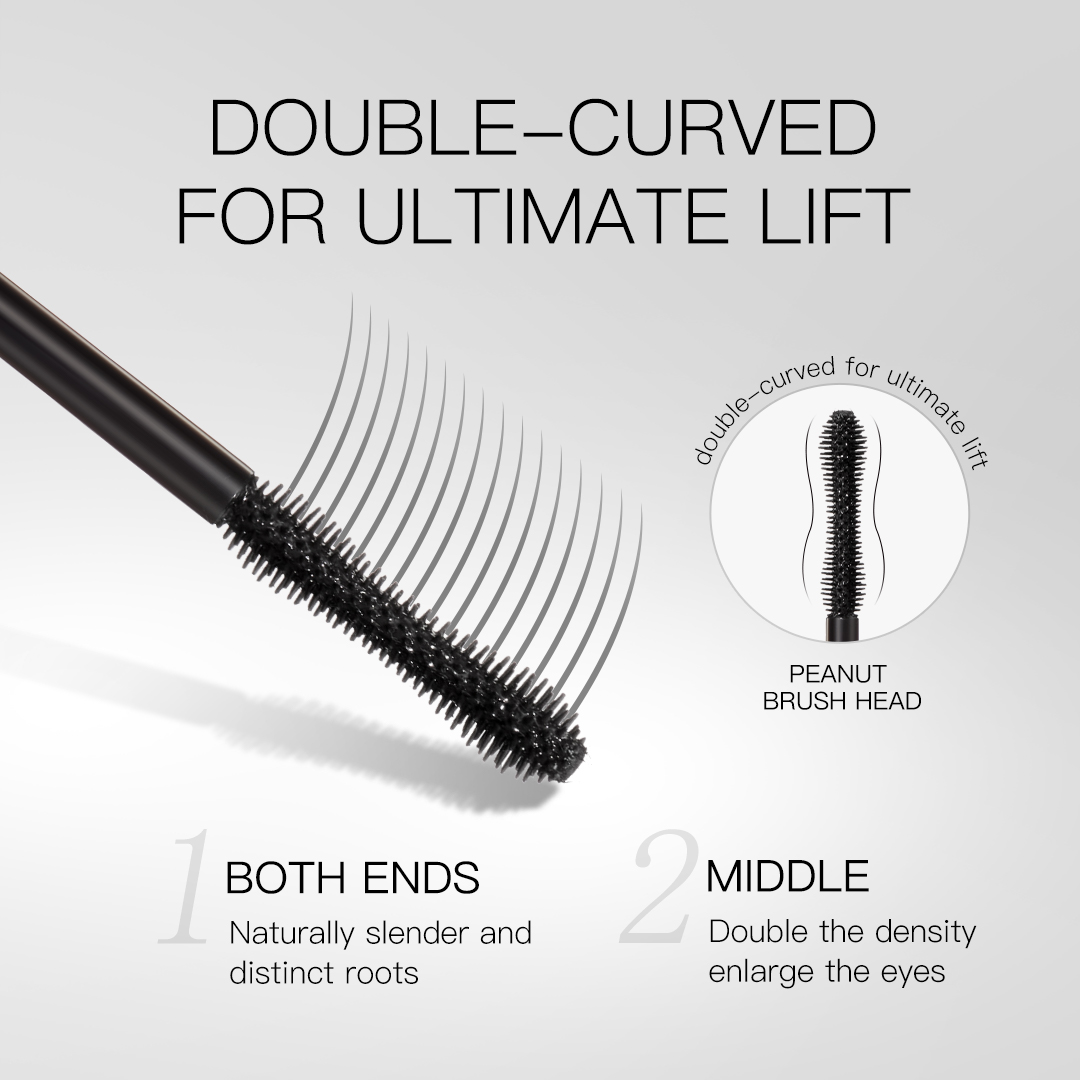 Zeesea Mascara Waterproof Mascara Long Lasting 36H Smudge-proof ...