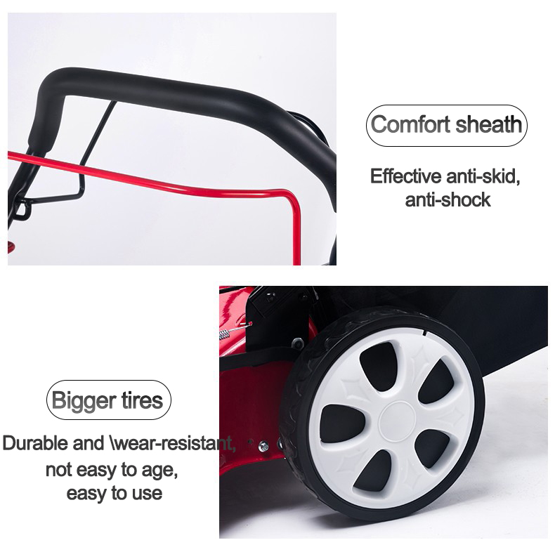 Lawn Mower 4-Stroke Gasoline Grass Trimmer Hand Push Mower ...