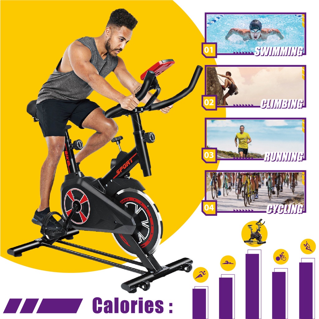 【TOP SALE】Stationary Bike,Exercise bikes, home spinning bikes, indoor ...