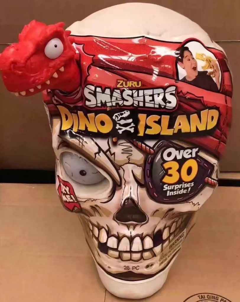 Smashers Dino Island Giant Skull by ZURU - Includes 30+ Surprises, Kids ...