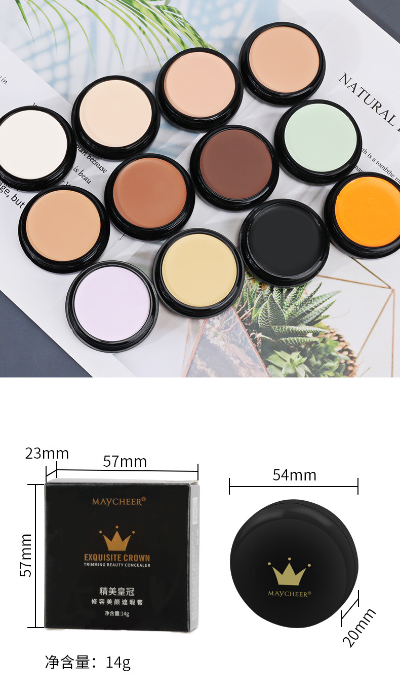 White Liquid Foundation Green Yellow COSPLAY Goth makeup Concealer ...