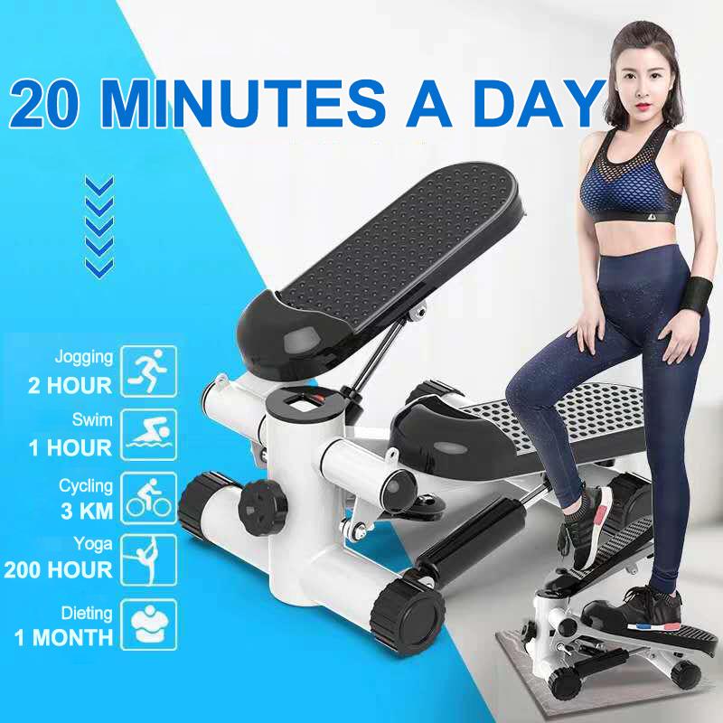 【COD&STOCK】Yeesall Pedal Exercise Mini Stepper Step Machine Foot Stepper Leg Machine Step Up ...
