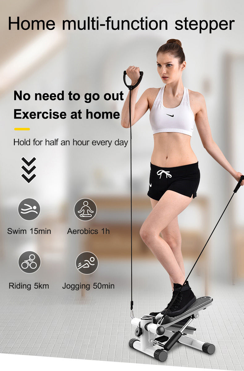 【COD&STOCK】Yeesall Pedal Exercise Mini Stepper Step Machine Foot Stepper Leg Machine Step Up ...