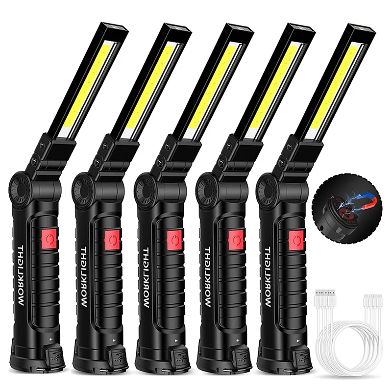 Rechargeable Work Light, LED Working Light with Magnetic and 360 ...