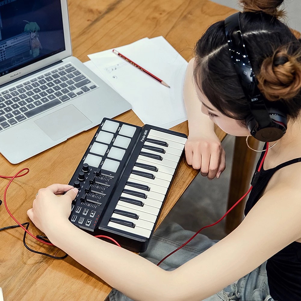 [LOCAL SHOP] WORLDE Panda mini Portable Mini 25-Key USB Keyboard and ...