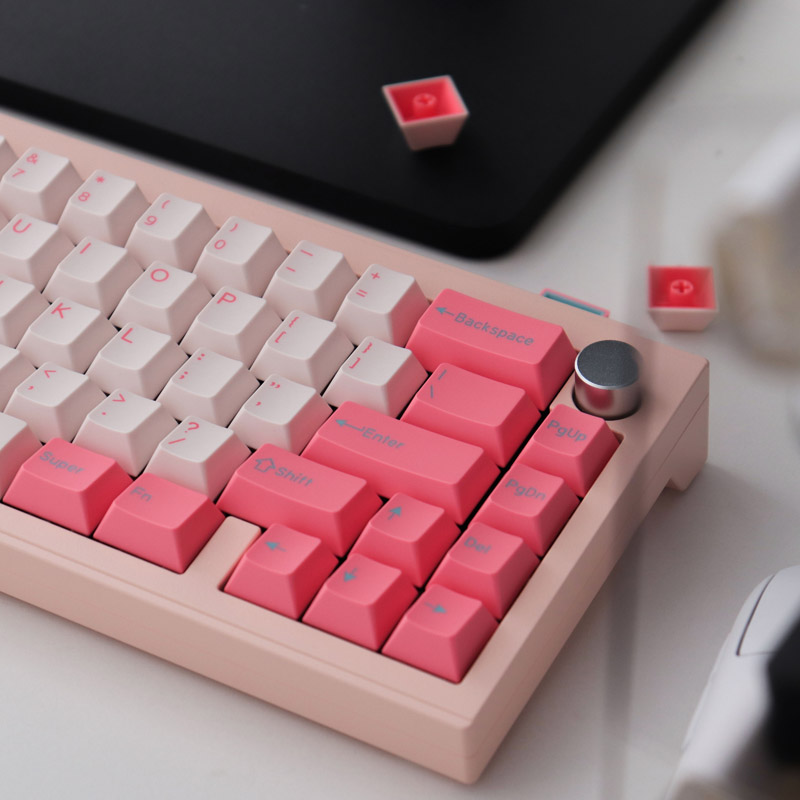 GMK Valentine's Day 166-key PBT double shot cherry profile injection ...