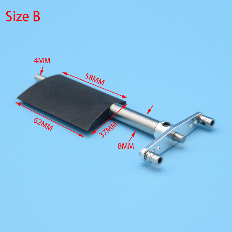 1PC RC Boat Nylon Steering Rudder Submerged Rudder With Servo Arm for ...