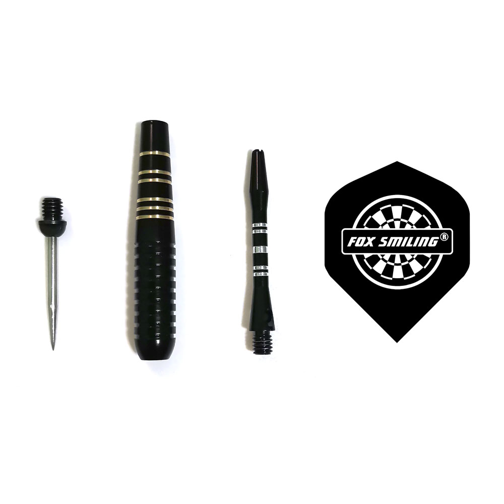 FOX SMILING 3pcs/set Professional Dart Pin 20g 22g 24g Black Golden ...