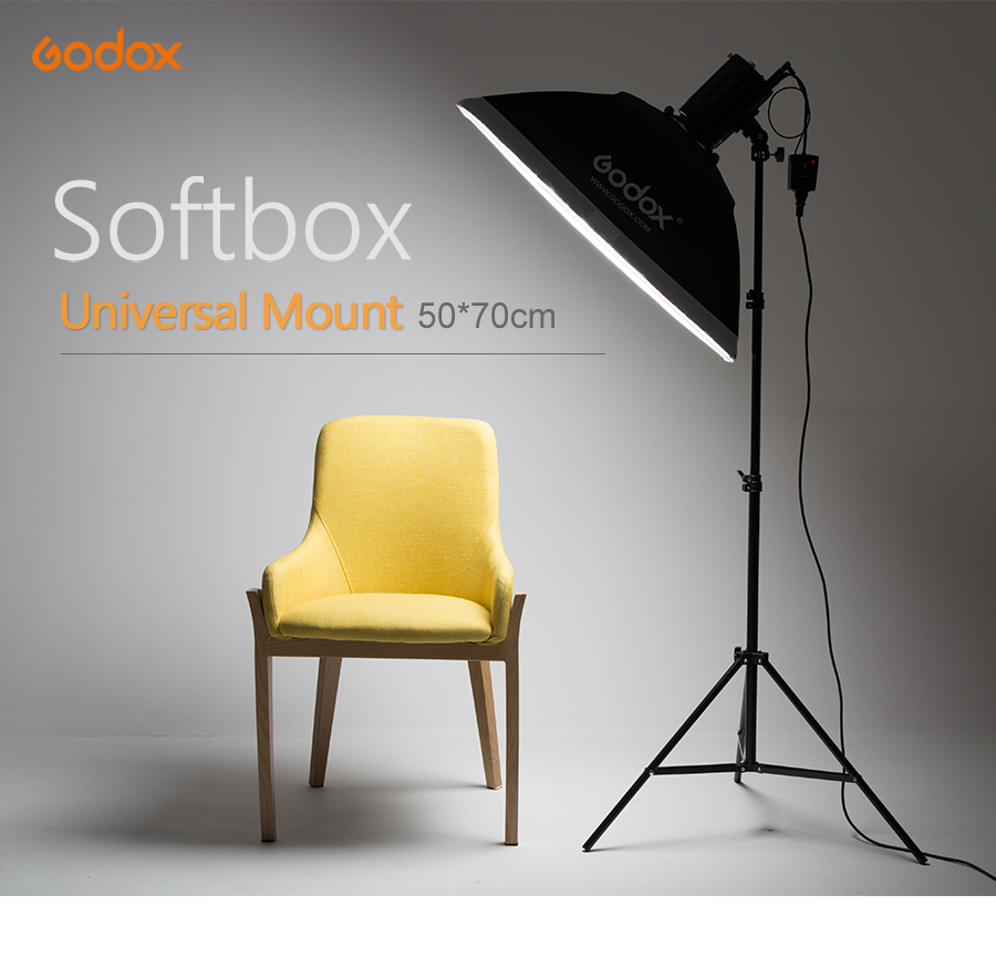 Godox 20"x27" 50x70cm Photo Studio Softbox Soft Box with Universal ...
