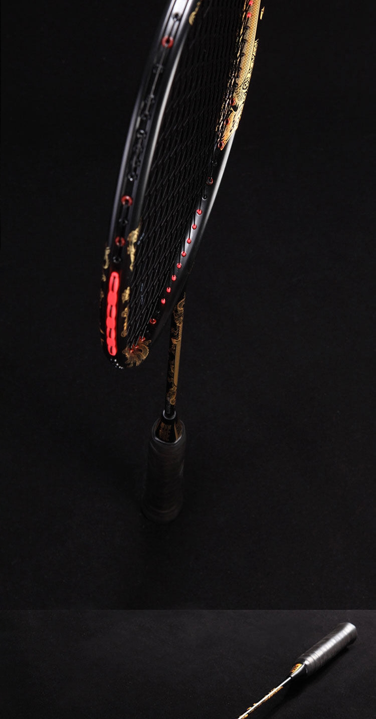 Alpsport TAJ 4u 10u G5 Max 35 Lbs Badminton Racket Golden Dragon ...