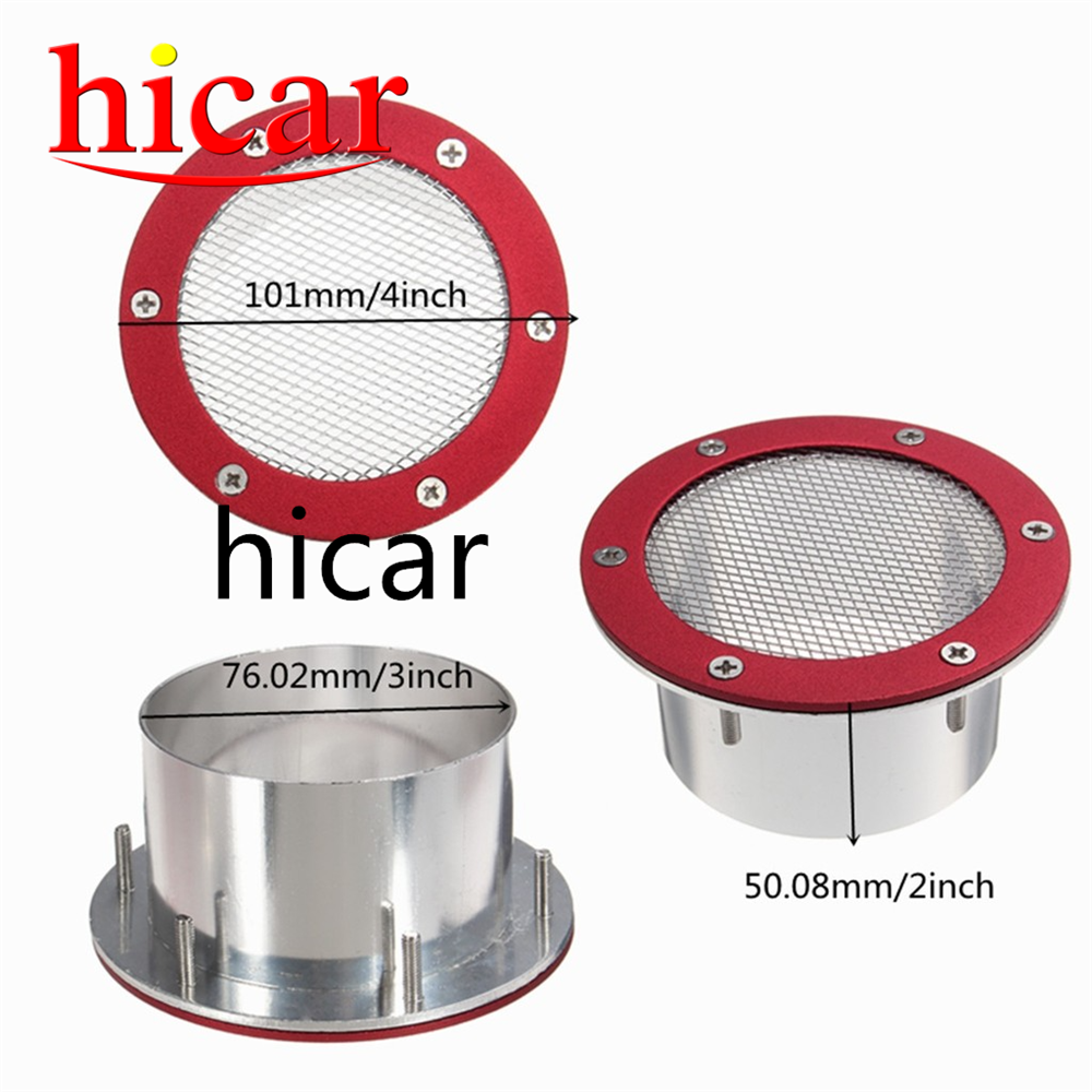 Universal Car Bumper Vent Inlet Air Duct Grille for Cold Air Intake ...