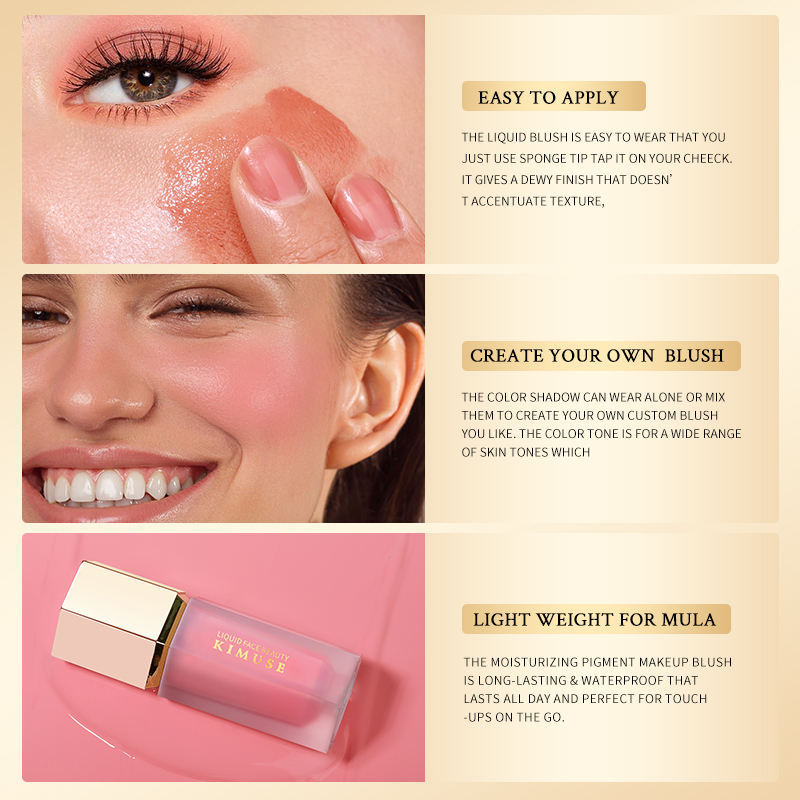 Kimuse Liquid Cheek Blush Cream 12 Colors | Shopee Philippines