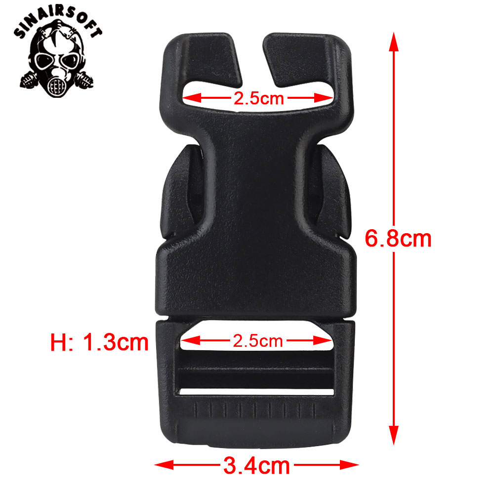 SINAIRSOFT Plastic Buckle SRB/WST Quick Release Safety Buckle Outdoor ...