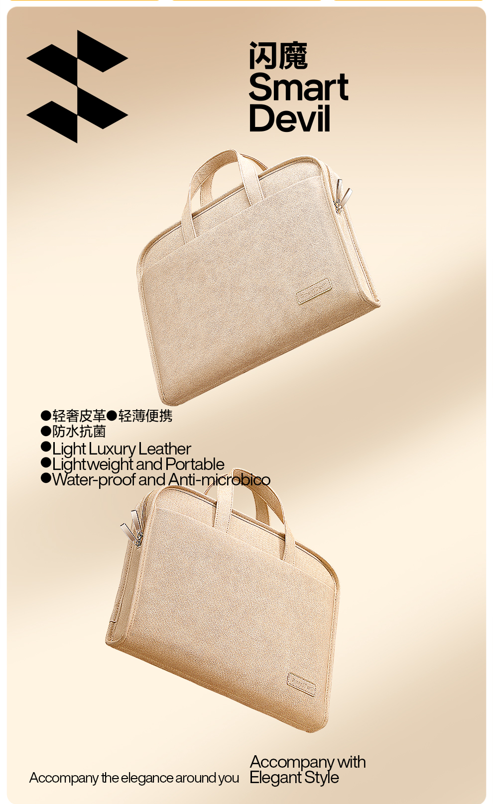 SmartDevil Laptop Bag For Huawei Matebook/Macbook Briefcase | Shopee ...
