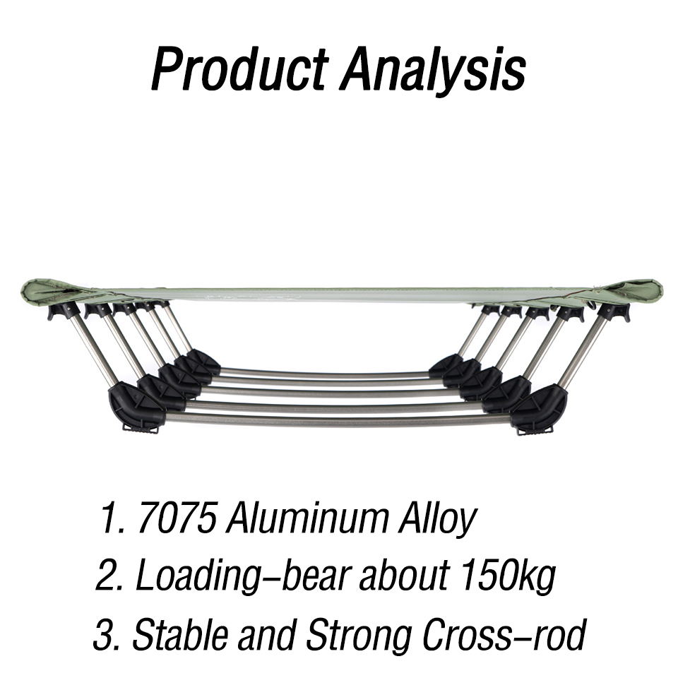 Naturehike Camping Cot Portable Folding Bed Ultralight Camping Bed Tent Bed Outdoor Camp Cot