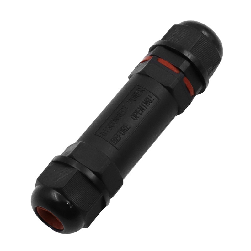 Outdoor LED lighting straight-through waterproof connector 3-core IP68 ...