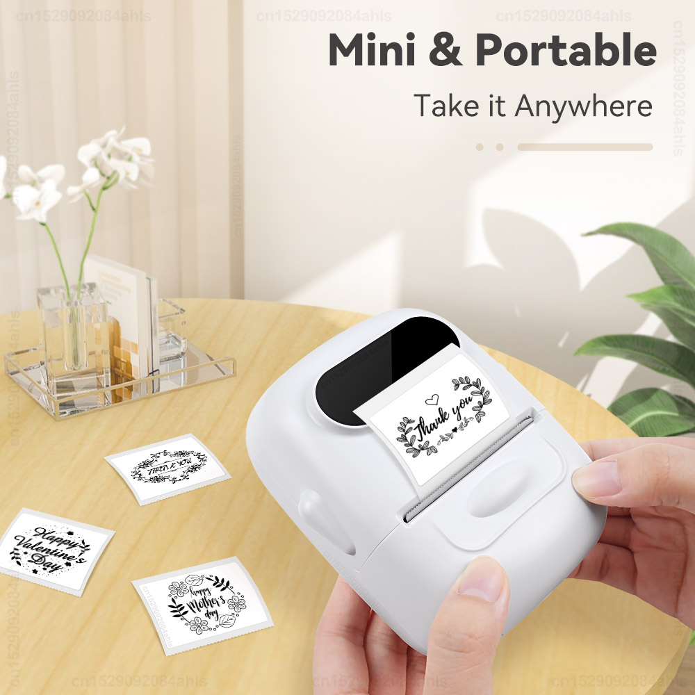 Marklife P50 Thermal Label Printer HD Mini Portable Bluetooth Wireless ...