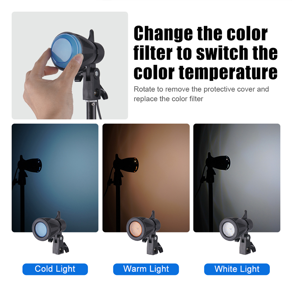 Selens LED Photography Light Professional Fill Lighting for Jewelry LED ...