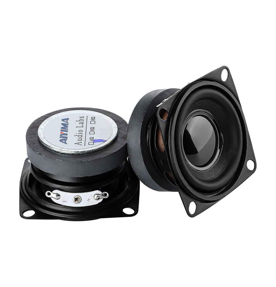 AIYIMA 2Pcs Subwoofer 2 Inch 4Ohm 5W HIFI Full Range Speaker Mini ...