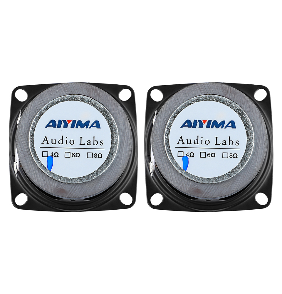 AIYIMA 2Pcs Subwoofer 2 Inch 4Ohm 5W HIFI Full Range Speaker Mini Woofer Speakers DIY Audio ...
