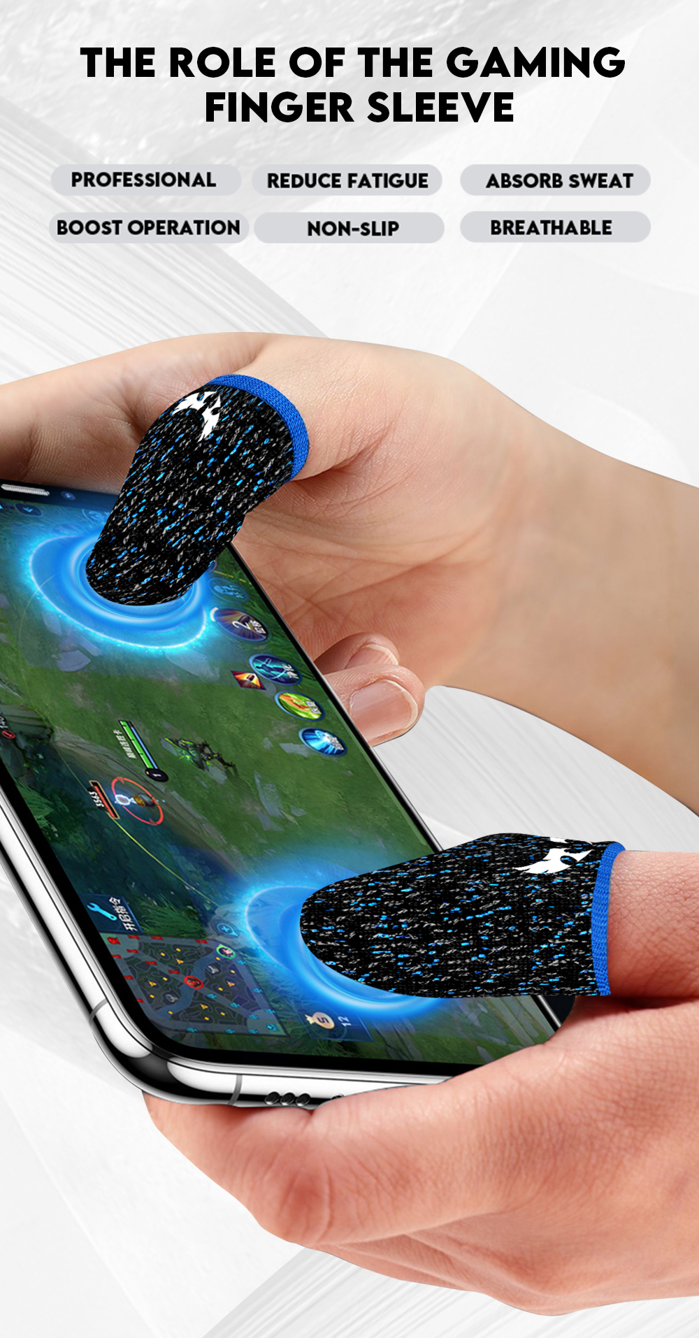 Zkronsky Gaming Finger sleeve for mobile game cartoon series Nika Luffy ...
