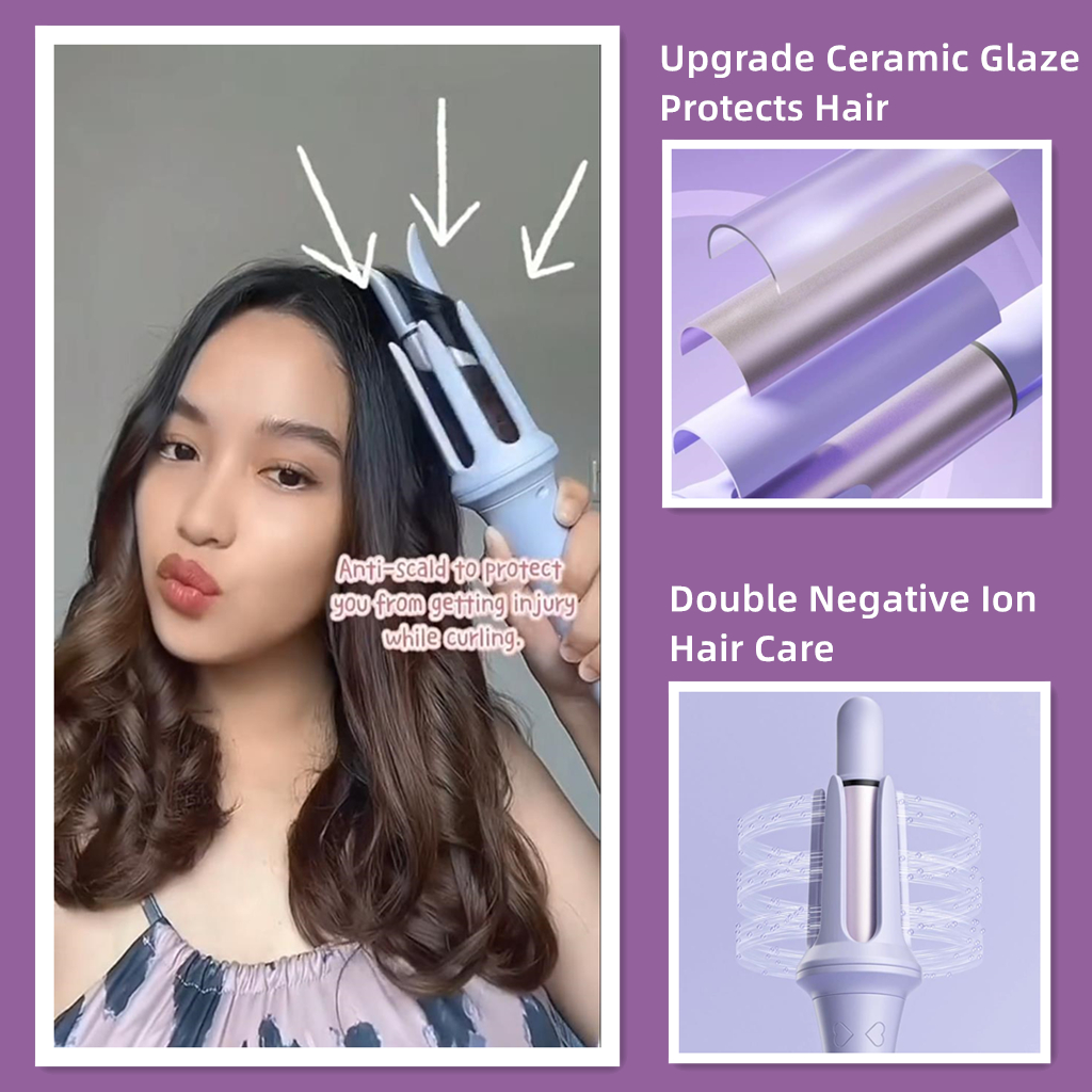 【Curler】STAYOUNG Automatic Curler L1 32mm 3 Level Temperature 360 ...