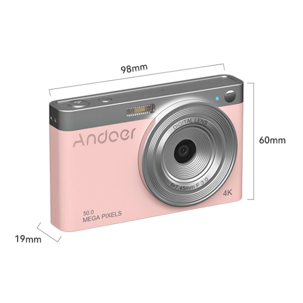 Andoer Compact 4k Digital Camera Video Camcorder 50mp 2.88 Inch Ips ...