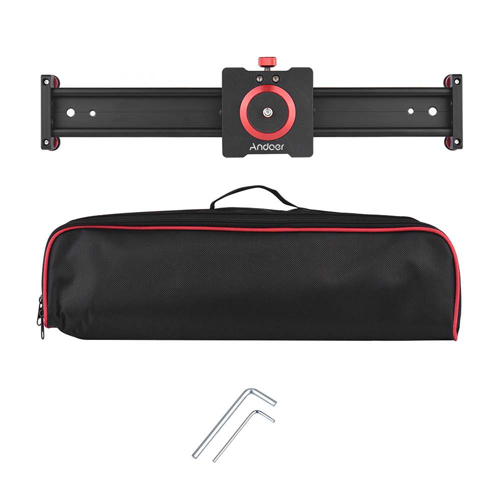 Andoer 30cm~50cm/12~20inch Aluminum Alloy Camera Track Slider Video ...
