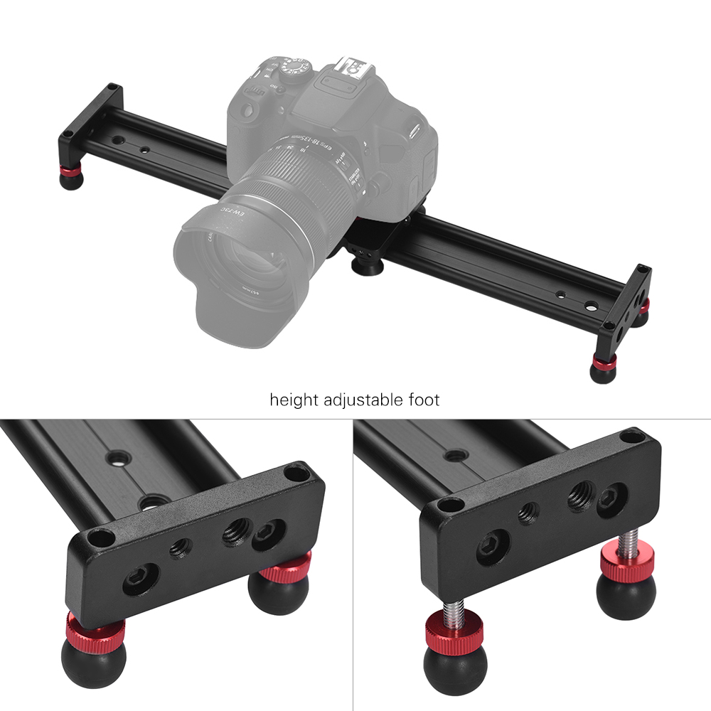 Andoer 30cm~50cm/12~20inch Aluminum Alloy Camera Track Slider Video ...