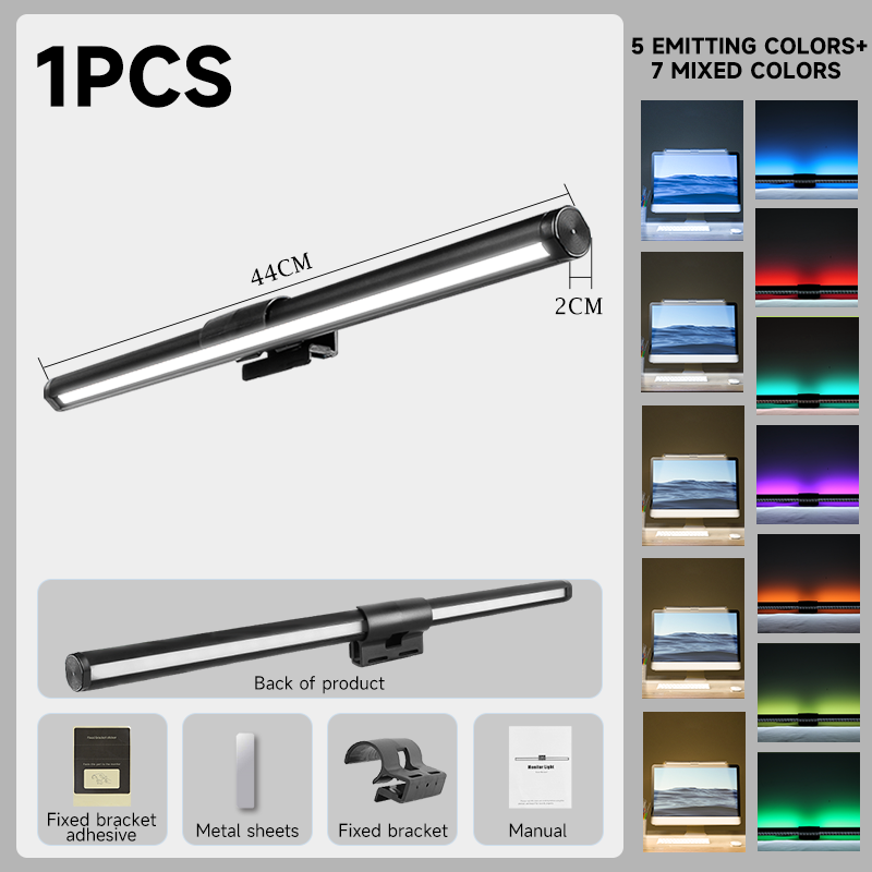【Ready Stock】5 Colors RGB Led Monitor Light Bar For Curve Screen Lights ...
