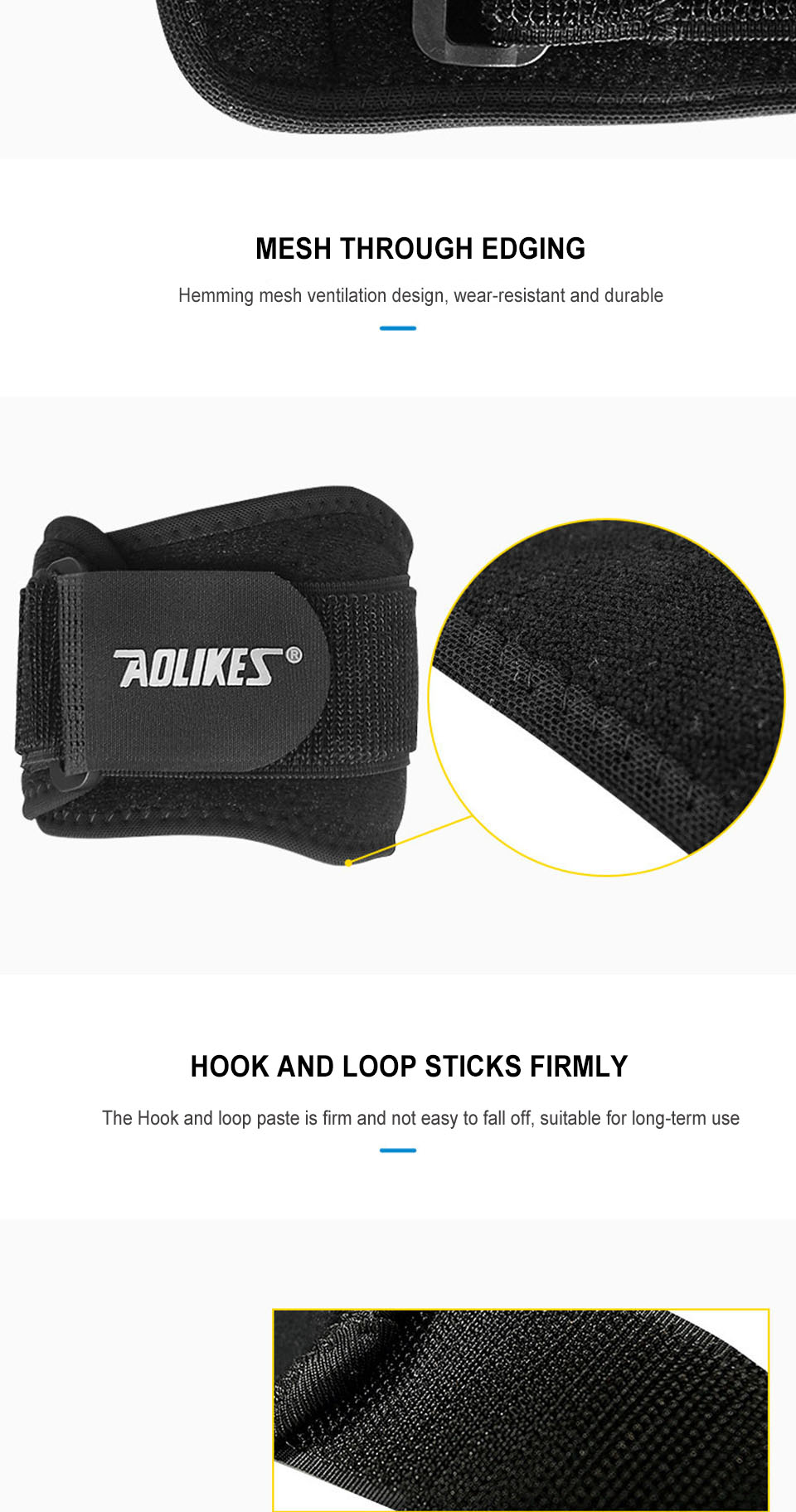 AOLIKES 1PCS Tennis Elbow Braces for Tendonitis and Tennis Elbow ...