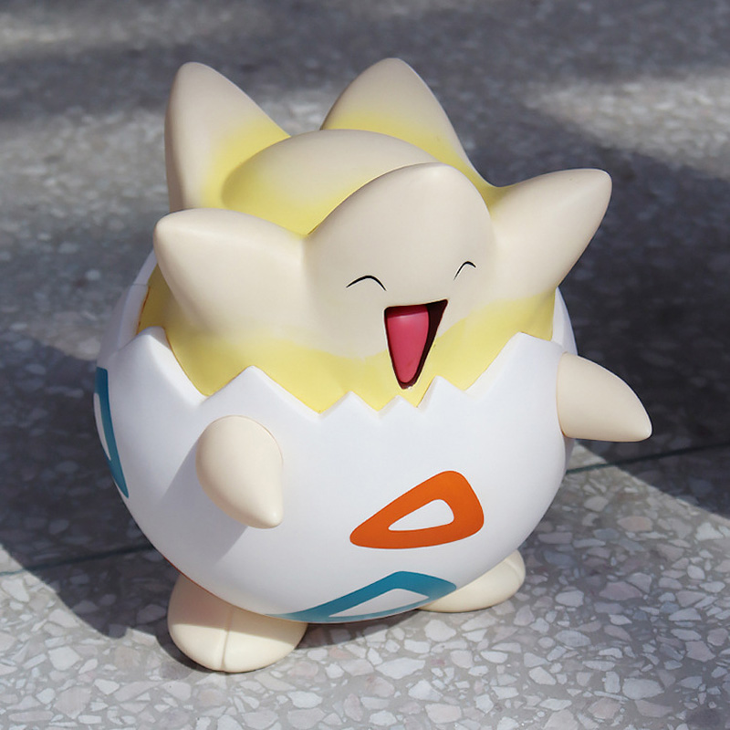 23cm Nintendo Game Anime Pokémon Figure Togepi Egg Shell Big Statue ...