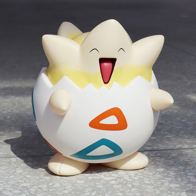 23cm Nintendo Game Anime Pokémon Figure Togepi Egg Shell Big Statue ...