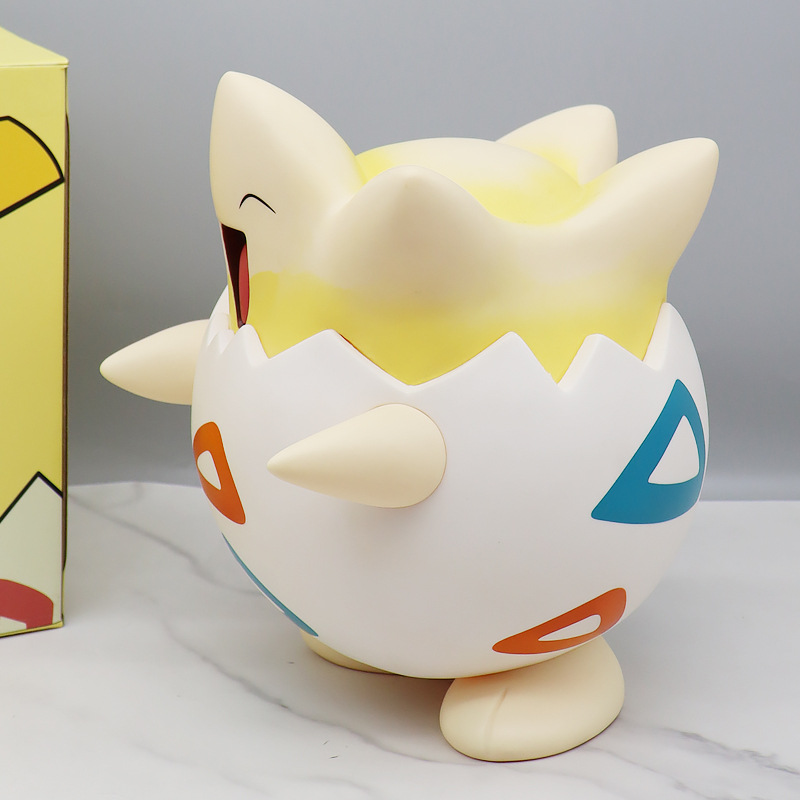 23cm Nintendo Game Anime Pokémon Figure Togepi Egg Shell Big Statue ...