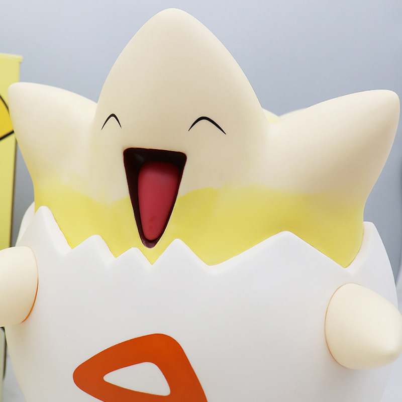 23cm Nintendo Game Anime Pokémon Figure Togepi Egg Shell Big Statue ...