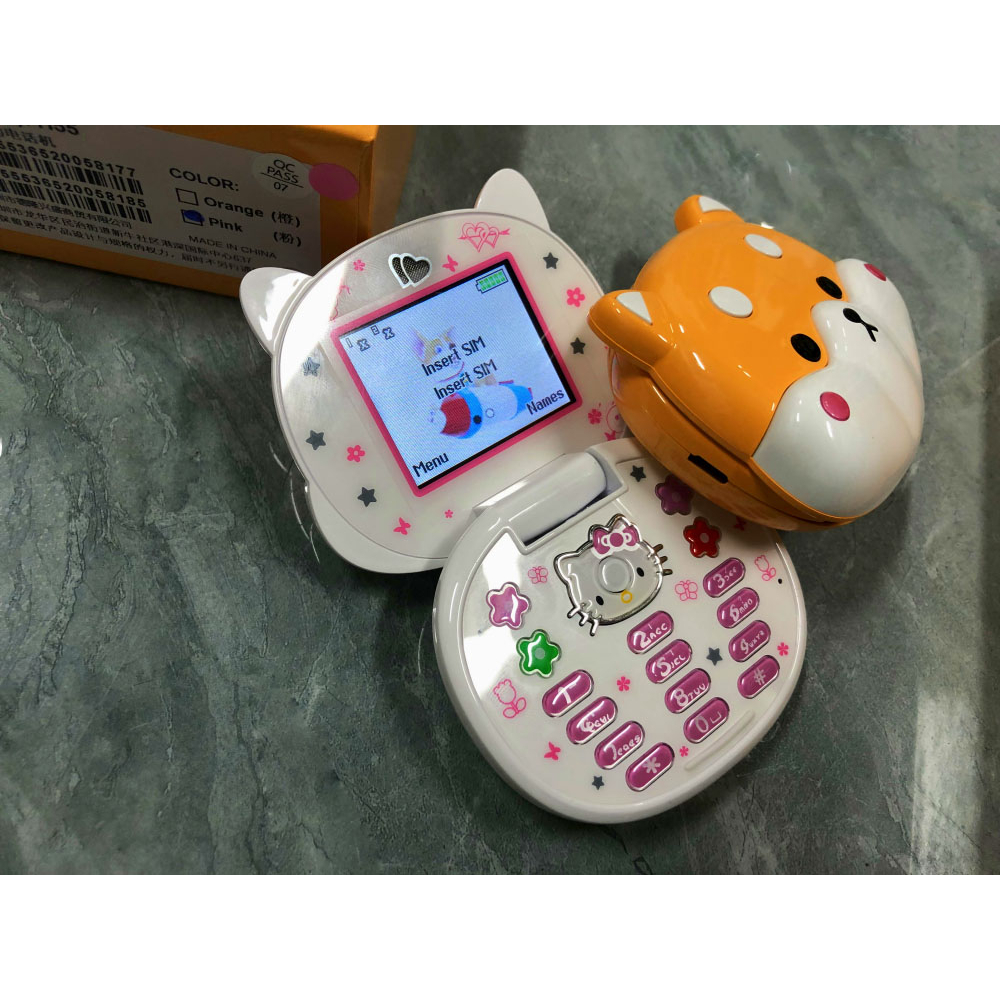Mini F80 Phone Cute Corgi Dog Hello-Kitty K688 Children's Global ...