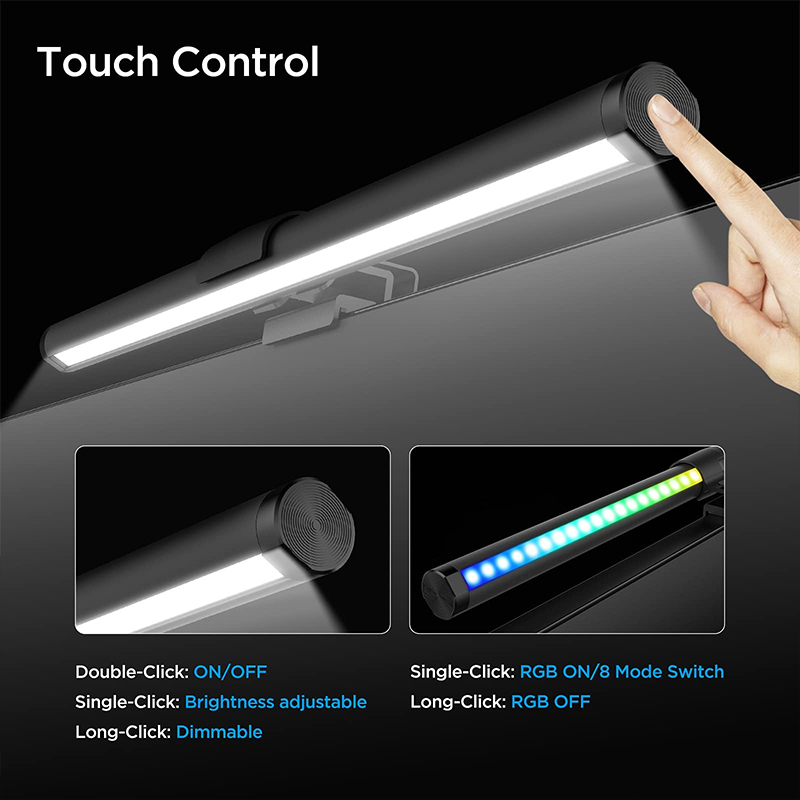 【Ready Stock】5 Colors RGB Led Monitor Light Bar For Curve Screen Lights ...