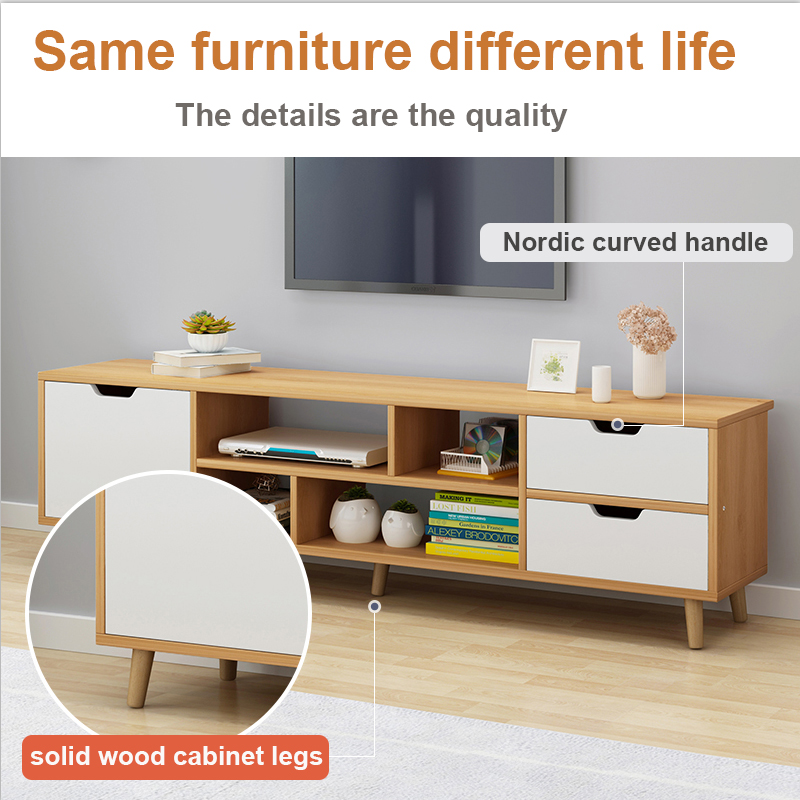 47/55/63 Inch Wood Tv Rack TV Cabinet 120/140/160 CM TV Table TV Stand ...