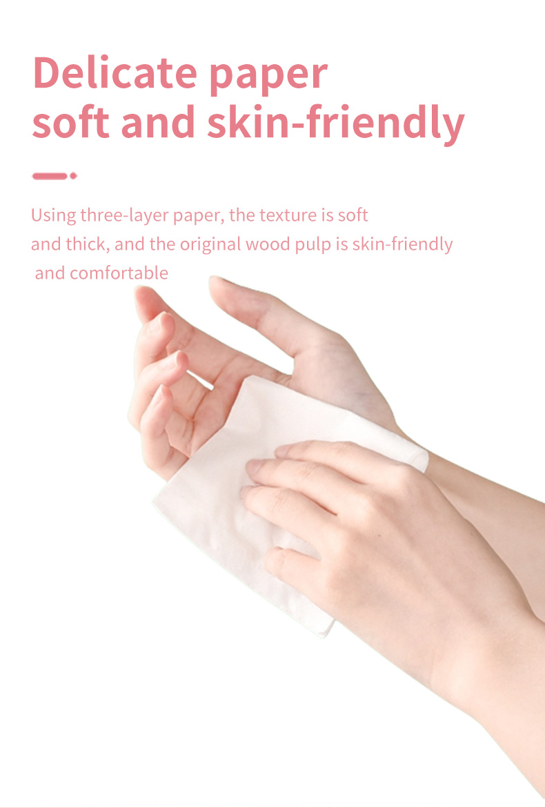 Mommy Baby Facial Tissue paper towel tissue paper 4Ply interfolded ...