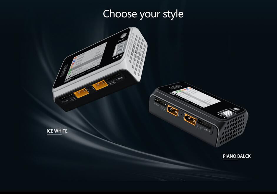 ToolkitRC M6D 500W 15A DC Dual Channel MINI Smart Charger Discharger ...