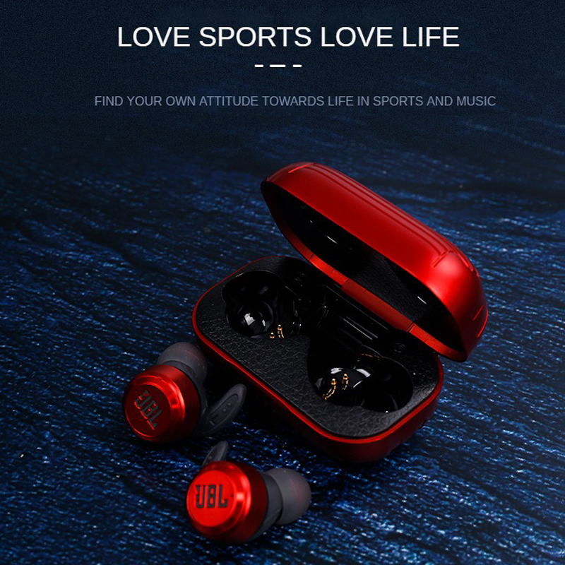 JBL T280 TWS Bluetooth Earphones Stereo Bass Sound Headset Noise Cancelling Wireless Headphones ...