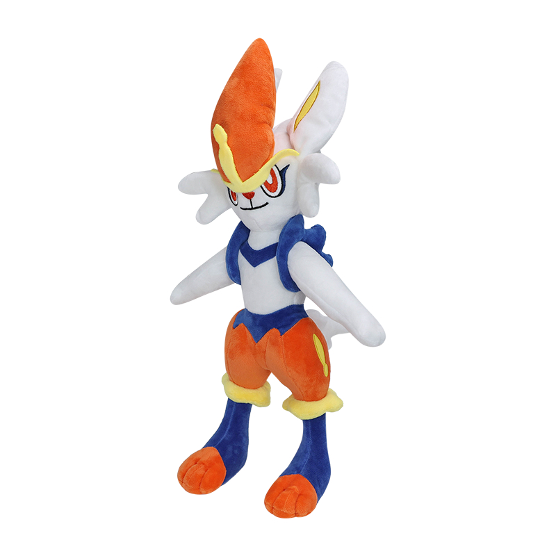 45cm Pokémon Sword and Shield Scorbunny Evolution Raboot Cinderace ...
