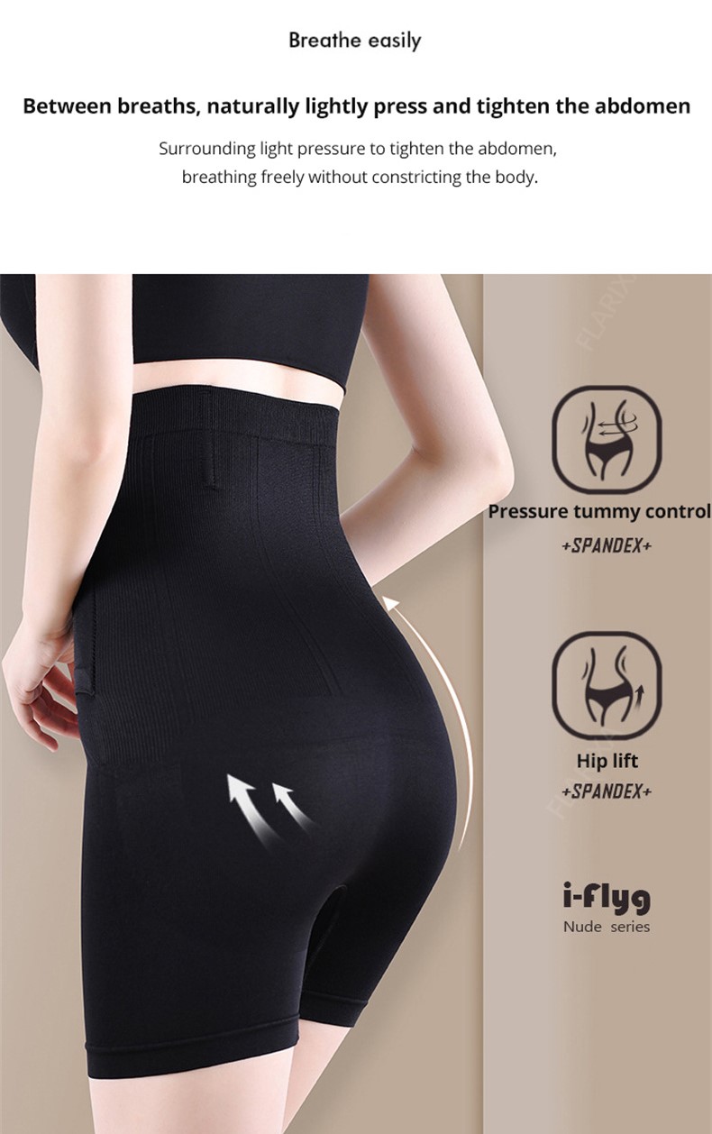 FLARIXA Women Waist Trainer Body Shaper Shorts Corset Slimming High ...