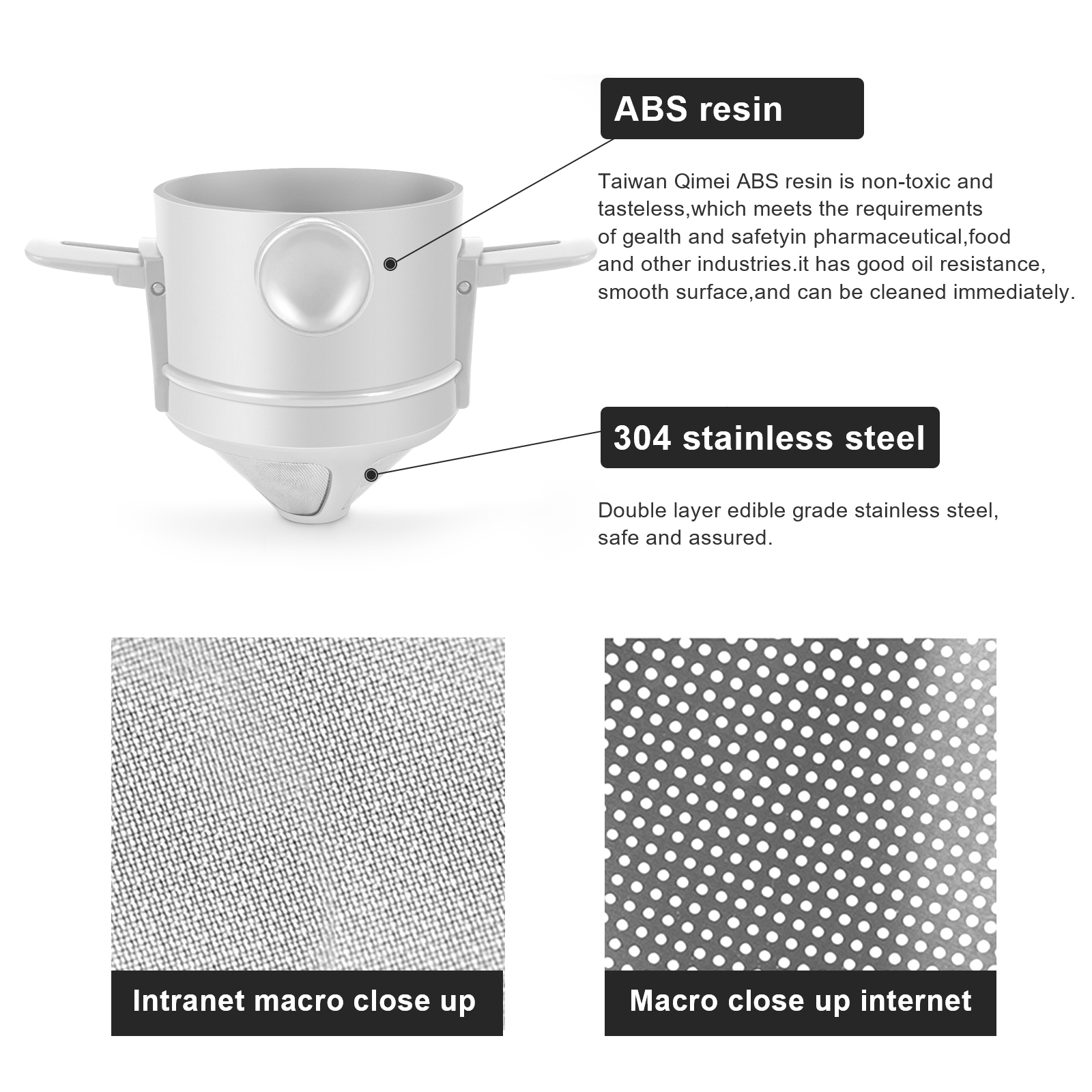 [READY] Folding Portable Hand Brewed Coffee Dripper Cone, for Drip ...