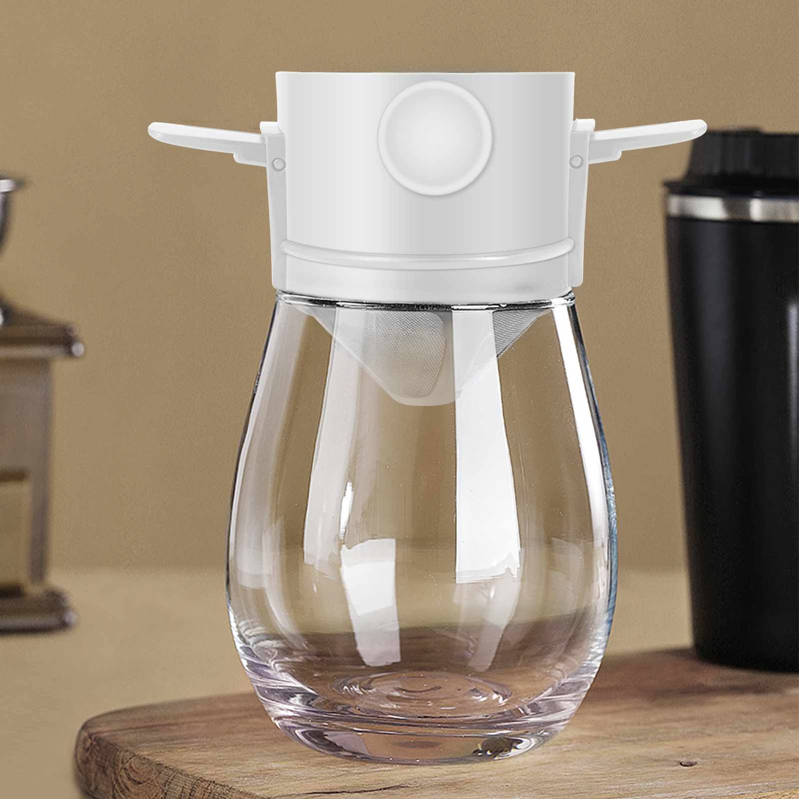 [READY] Folding Portable Hand Brewed Coffee Dripper Cone, for Drip ...