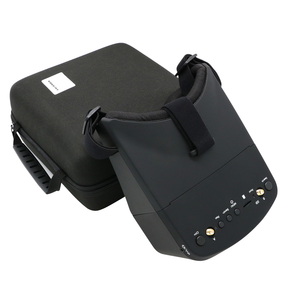 EV800D 5.8G 4.9G 40CH 5 Inch Headset HD DVR Diversity FPV Goggles W/ 25 ...
