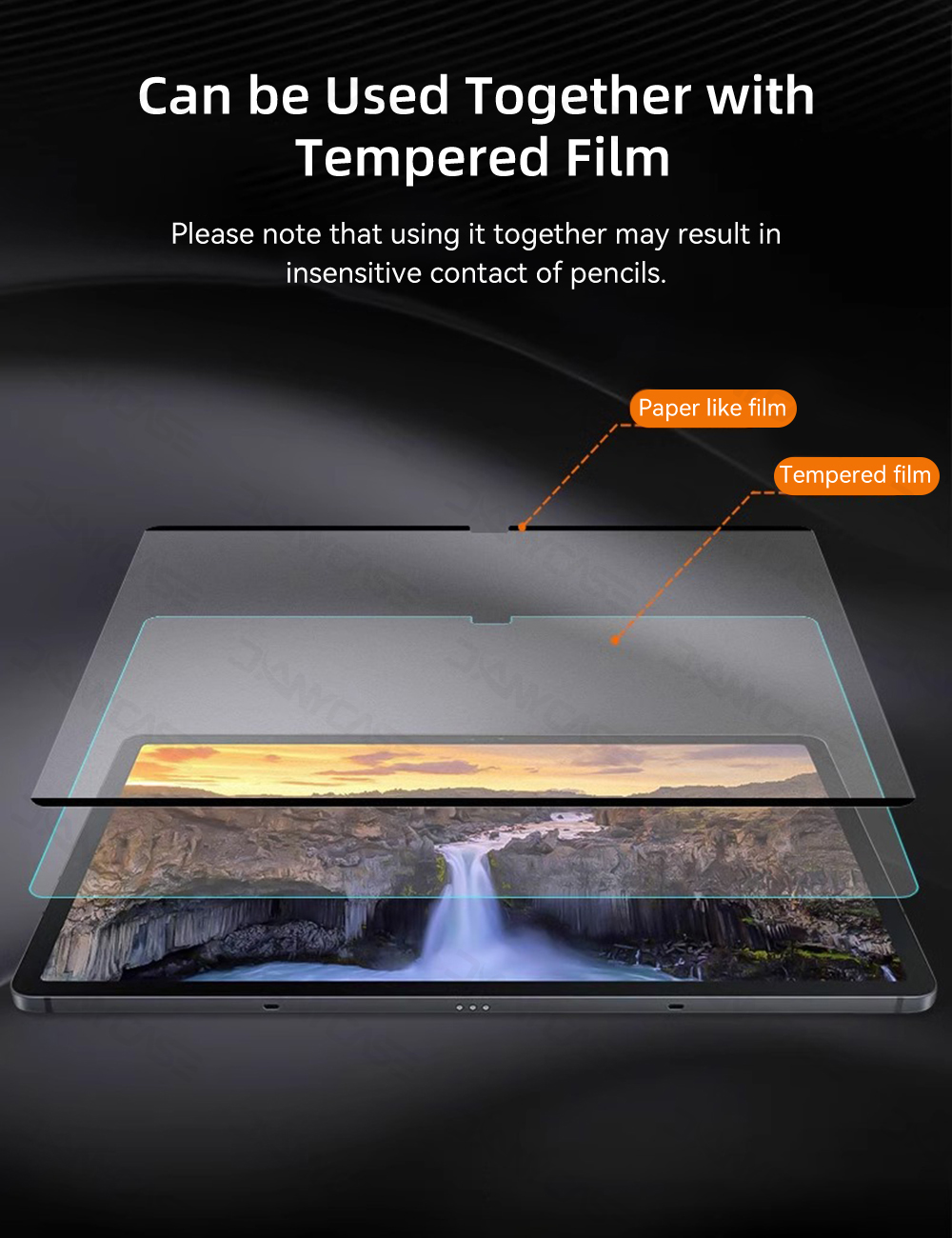 Removable Paper Film Like Screen Protector Film for Samsung Galaxy Tab ...