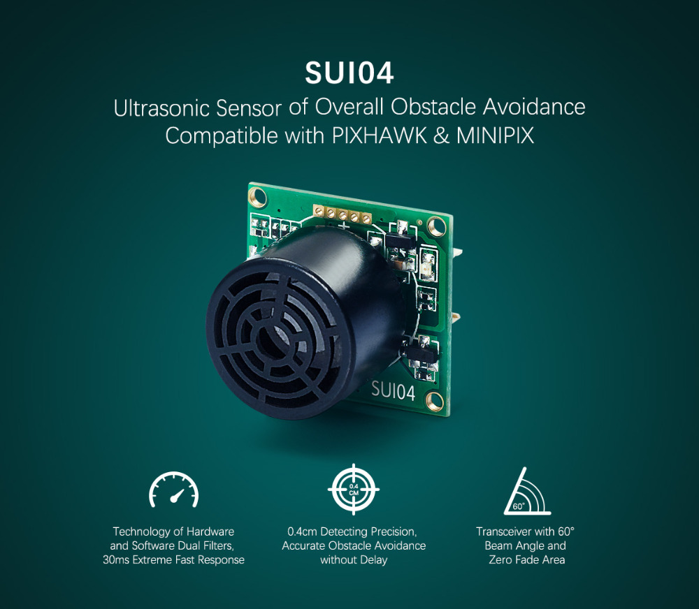 RadioLink SUI04 SU04 Drone Sensor Ultrasonic Sonar Module Autonomous ...