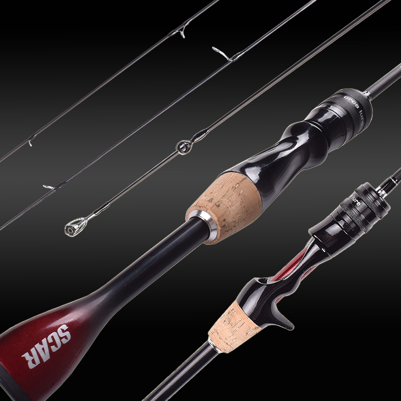 Mavllos ORKA UL Fishing Rod with Carbon Soft Solid Tip Fast Action Lure ...