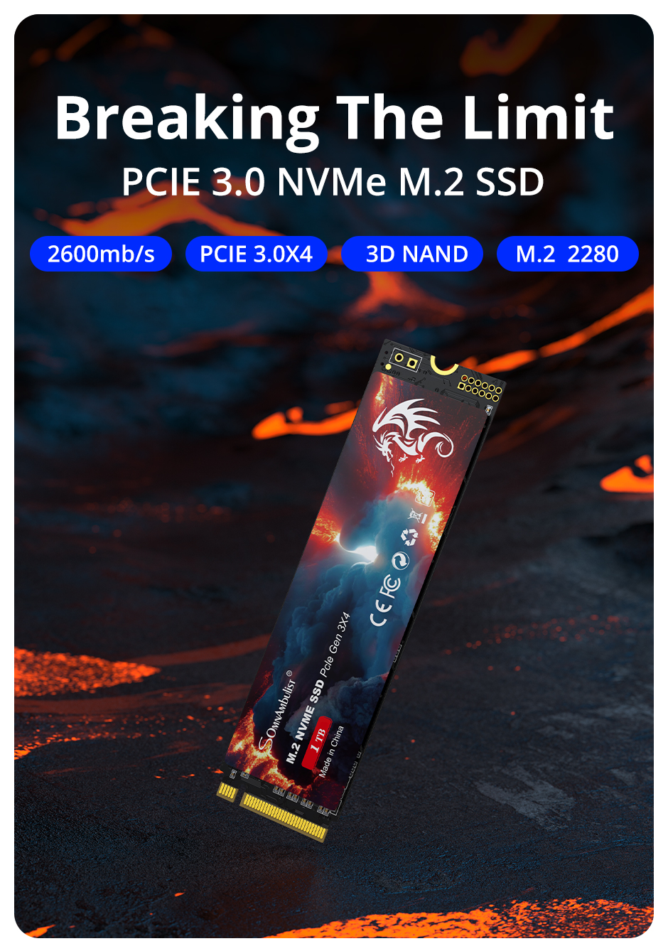 Original M.2 SSD 128GB, 256GB, 512GB, PCIe 3.0 NVMe M.2 Internal Solid ...